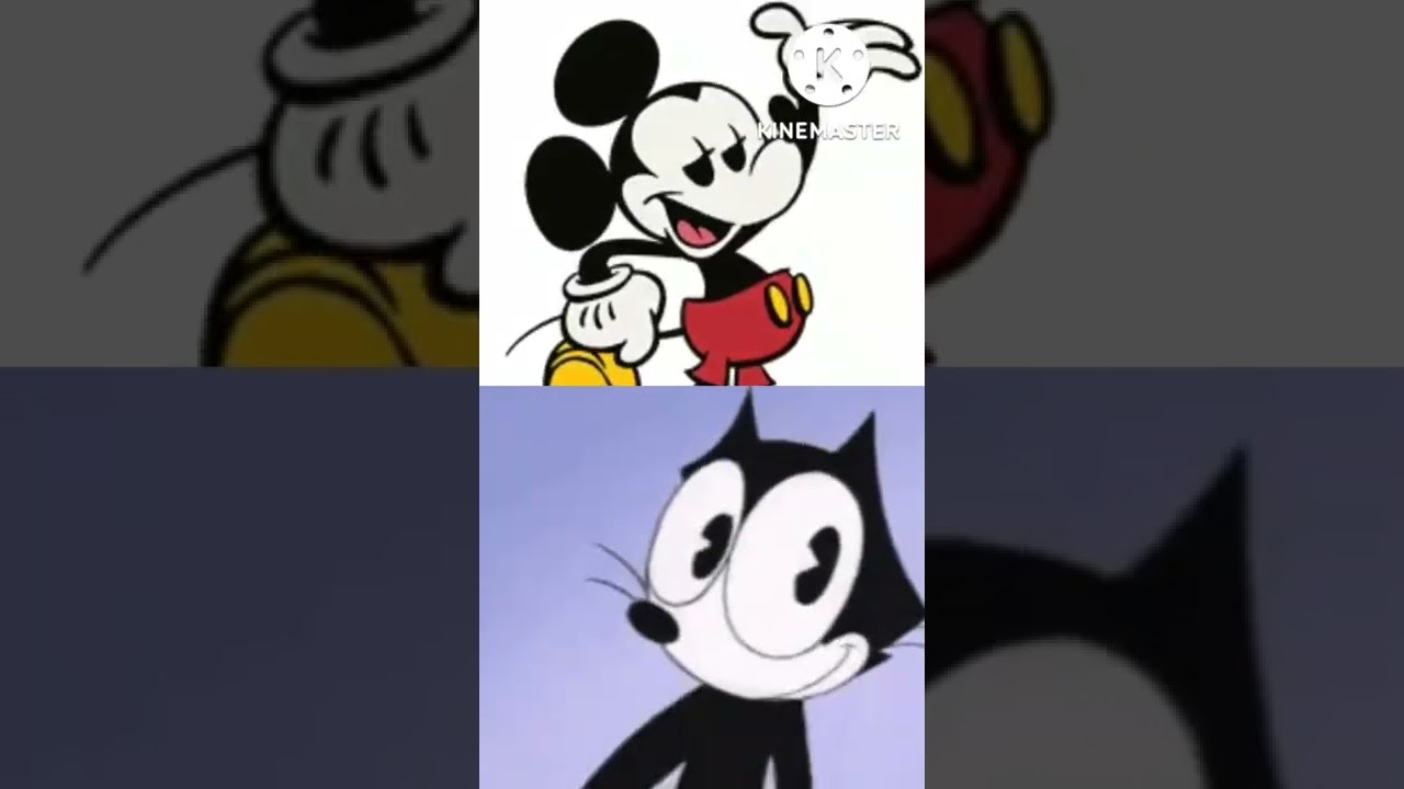 gato felix vs Mickey mouse vs oswald the luck rabbit - YouTube