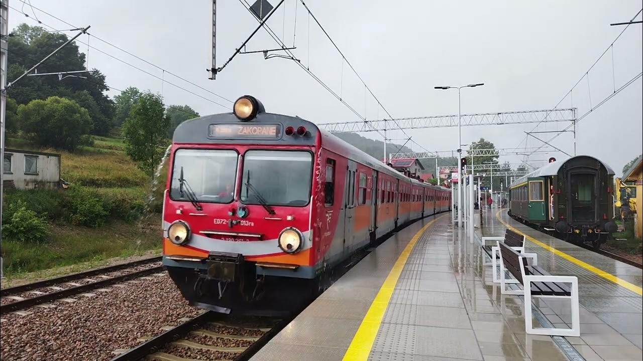 Pociąg PolRegio "Rysy" wjazd na stacje Osielec. - YouTube