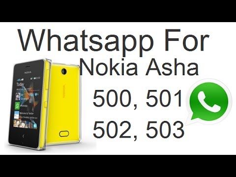 Download and Install Whatsapp For Nokia Asha 501, 502, 503 And 500 Demo And Installation Guide