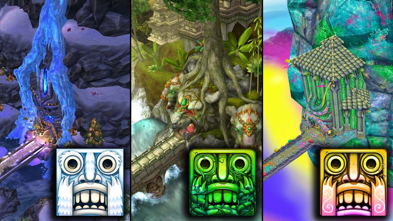 Temple Run 2 Frozen Festival Vs Temple Run 2 Lost Jungle Vs Temple Run ...