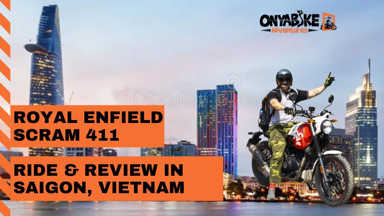 The Royal Enfield Scram 411 - Review & Ride - YouTube