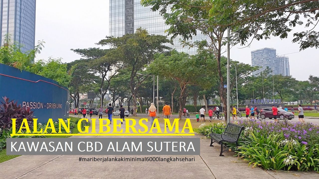 Walking Around Alam Sutera ⁴ᴷ⁶⁰ ~ Harmoni Kehidupan di Tangerang ...