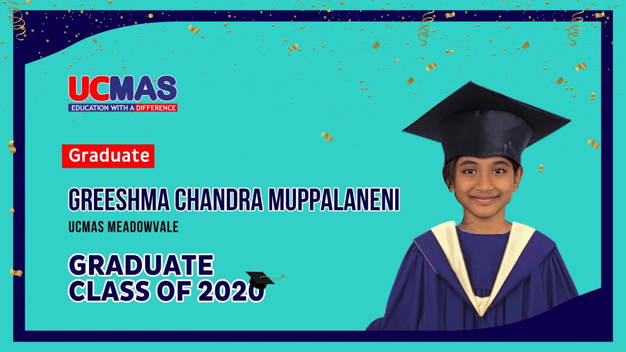 Graduates Photos | Virtual Graduation Ceremony 2020 | UCMAS Canada ...