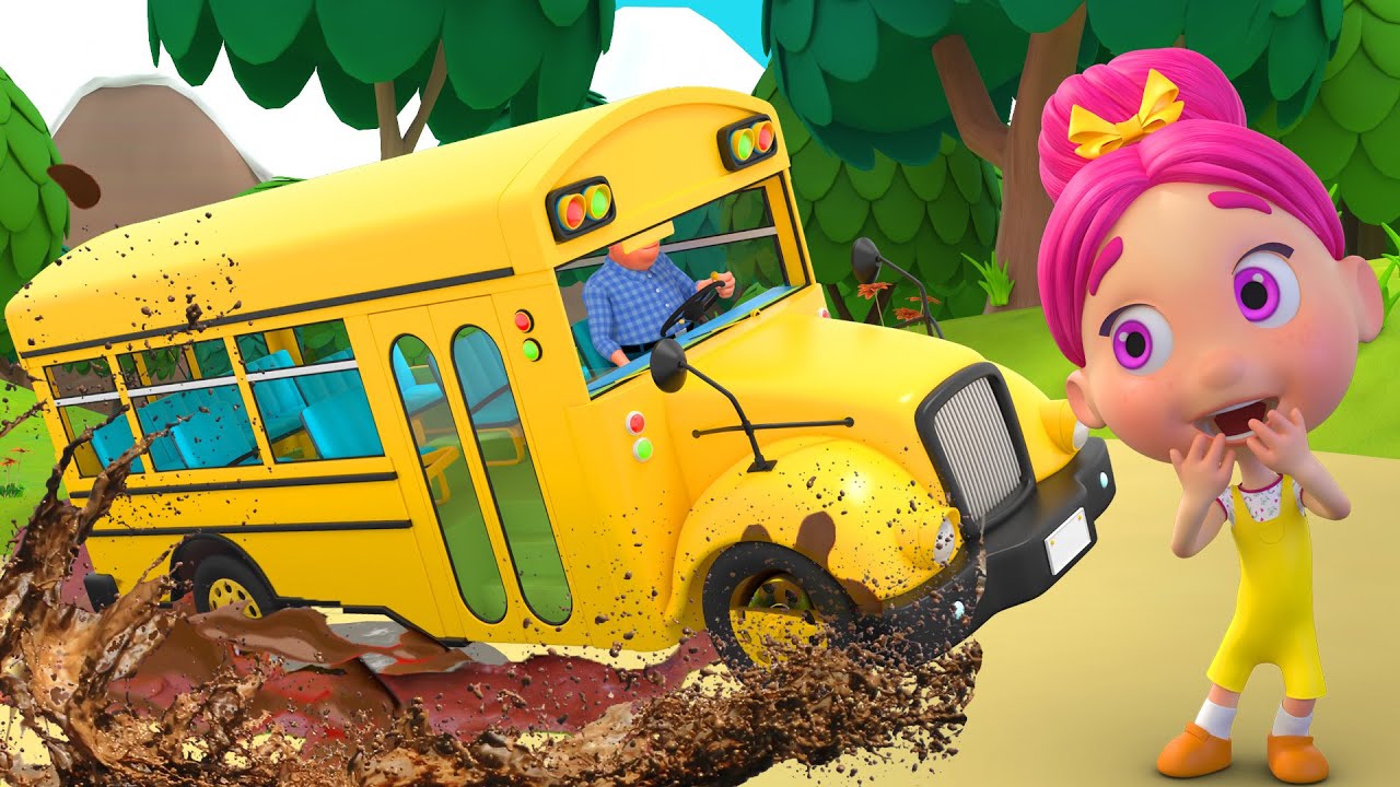 The Wheel of the Bus Goes Round and Round | Educational Children's ...