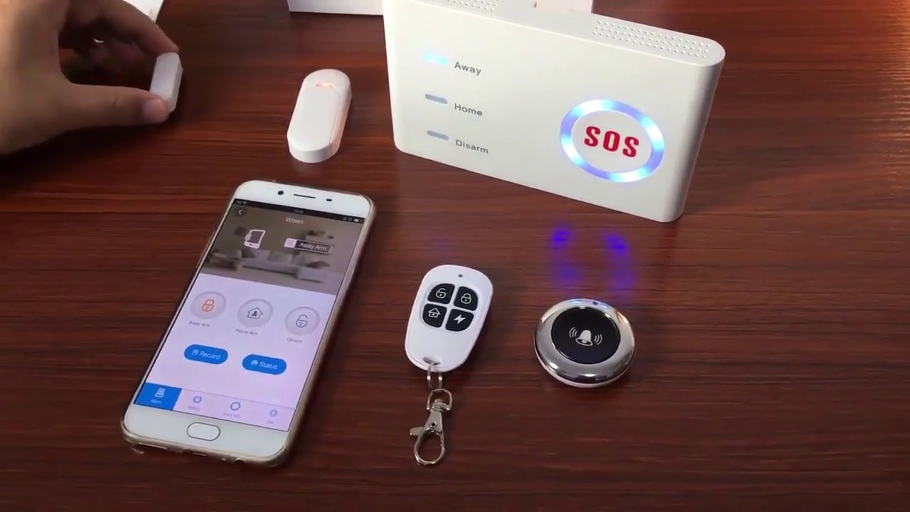 How To Configure WIFI GSM Alarm System - YouTube