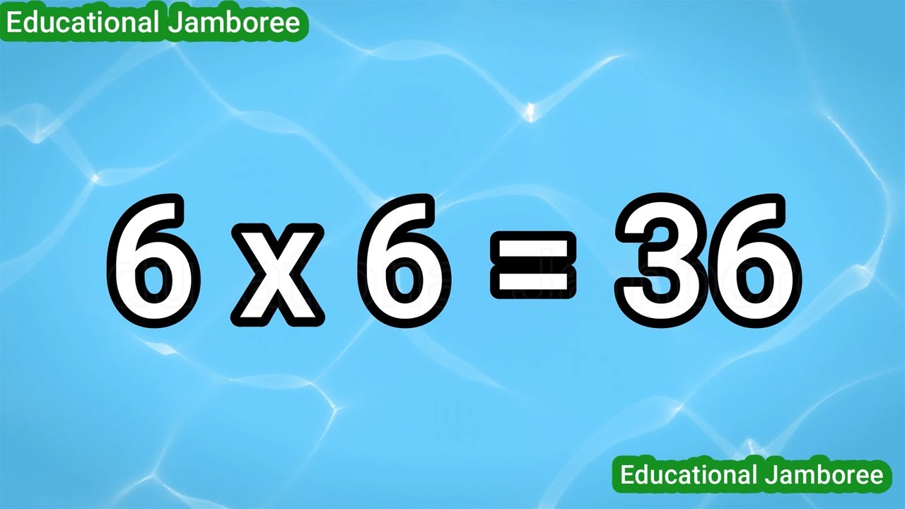 Learn to Multiply by 6 - YouTube