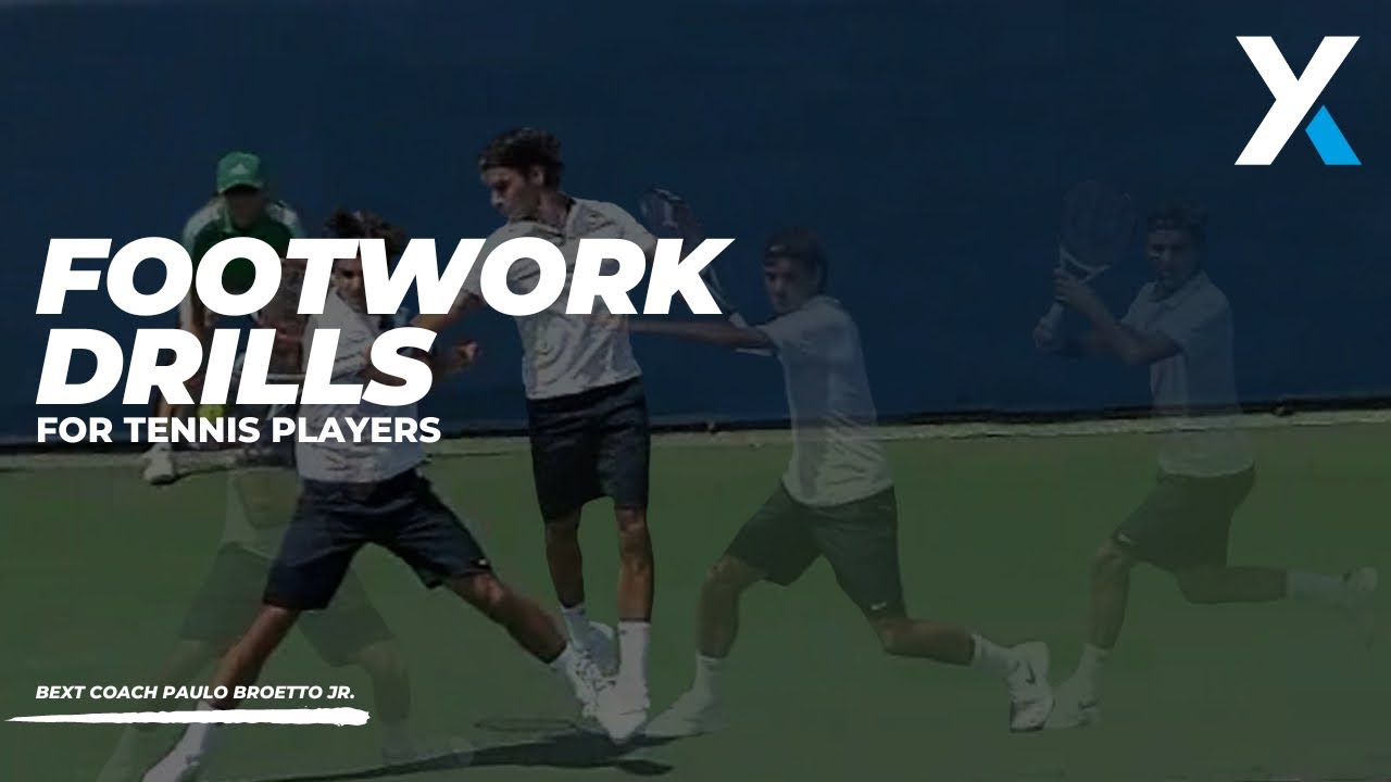 Footwork drills for tennis - YouTube