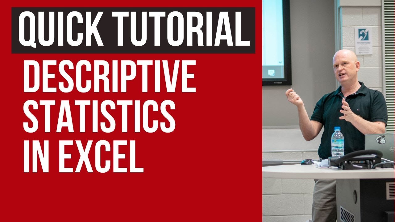 Learn Descriptive Statistics in Excel 👍 (Quick Tutorial) - YouTube