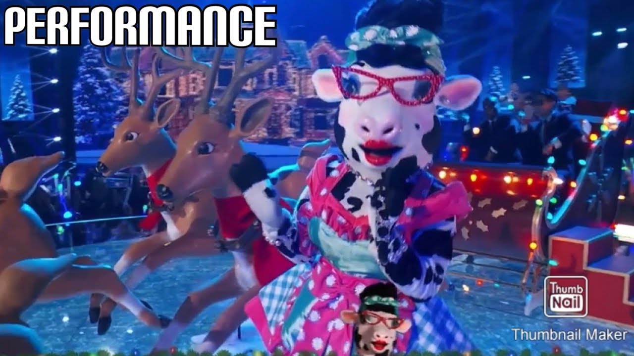 Cow Performs "What Christmas Means To Me" By Stevie Wonder | Masked ...