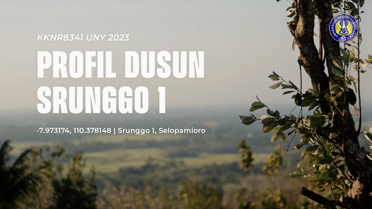 PROFIL DUSUN SRUNGGO 1 - YouTube