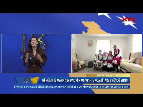 Nënë e bijë mahnisin Zvicrën me veshje kombëtare e këngë shqip