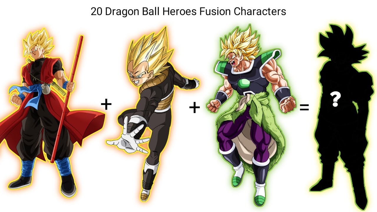 Top 20 Super Dragon Ball Heroes Best Fusion Characters - YouTube