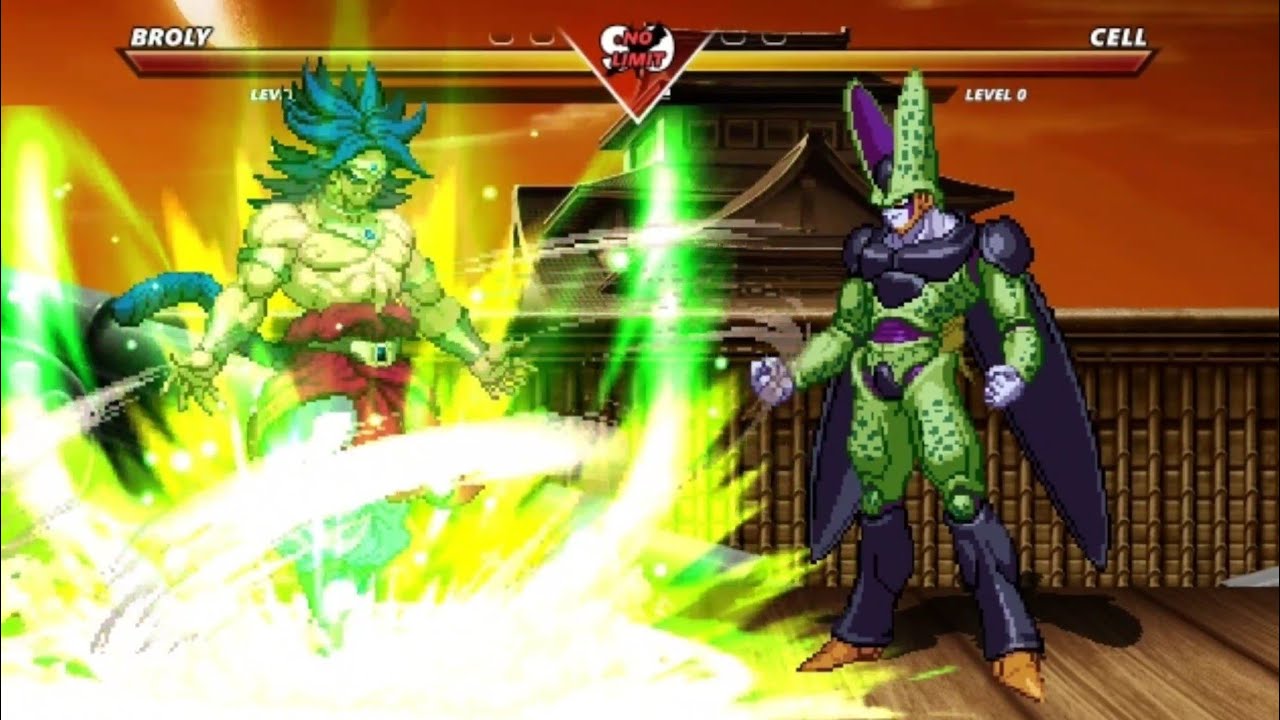 BROLY vs CELL - Exciting High Level Fight! - YouTube
