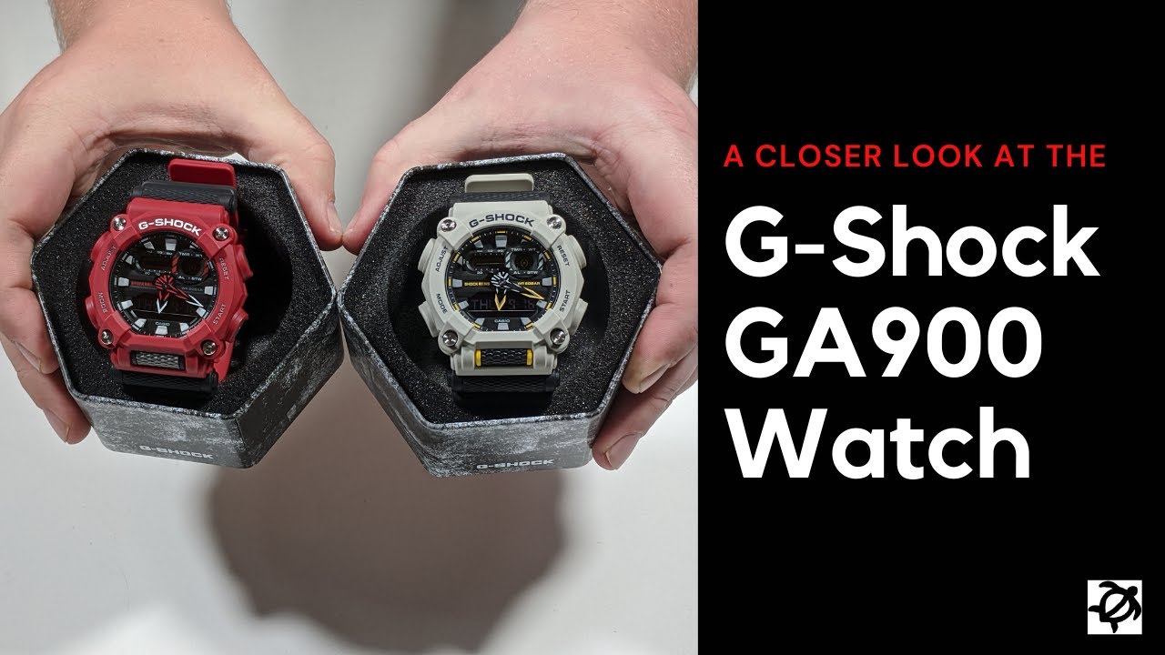 A Closer Look At The Casio G Shock GA900 - YouTube