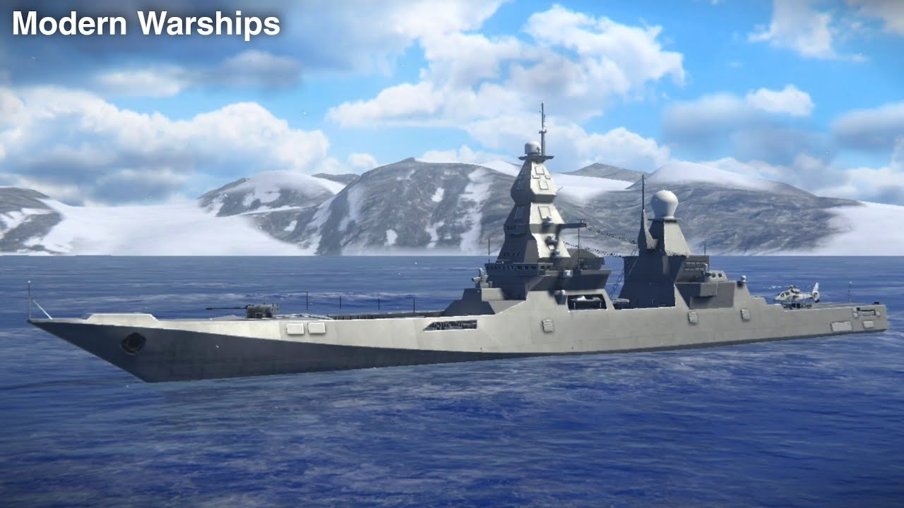 Modern Warships: destroyer RF LIDER in action. - YouTube