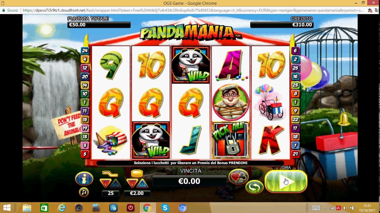 slot pandamania vincere 200 euro - YouTube
