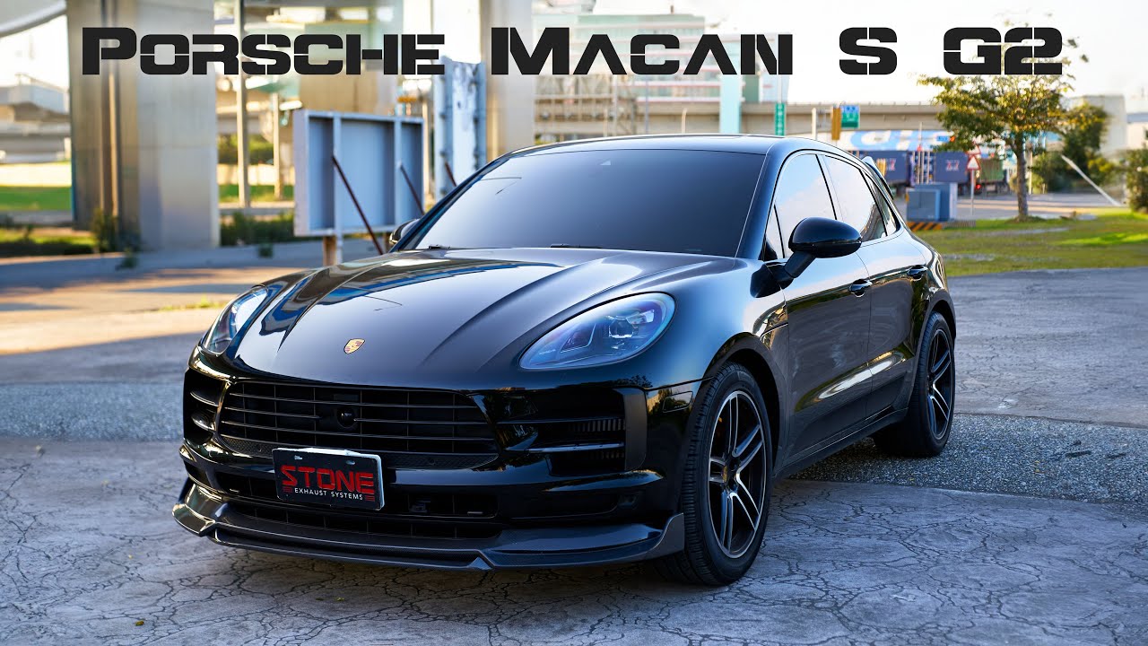Porsche Macan S G2 / Stone Catted Downpipe Sound - YouTube