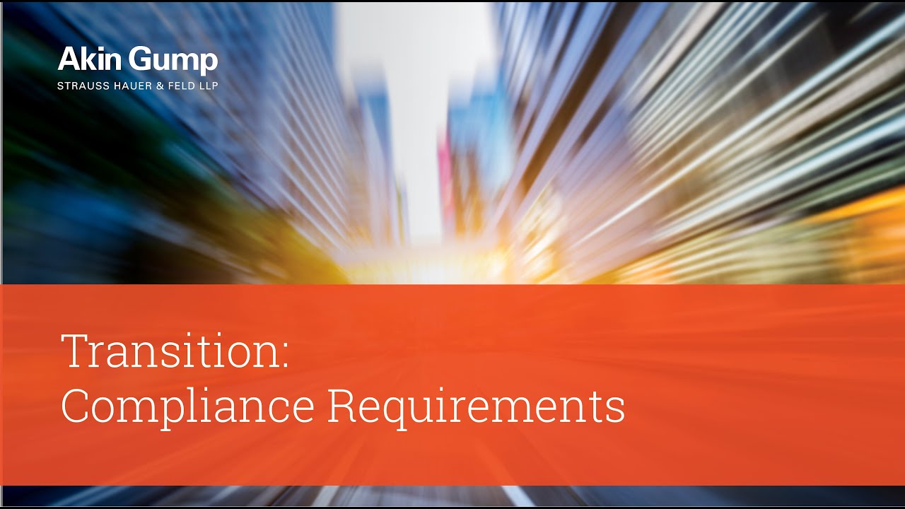 Transition: Compliance Requirements - YouTube
