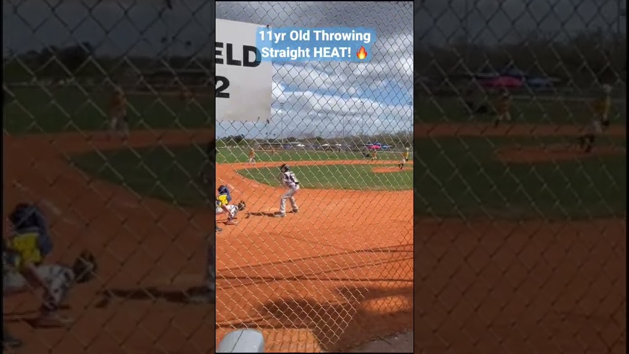 Crazy 11yr Old Baseball Player Throwing 96 Heat in Florida! | The ...