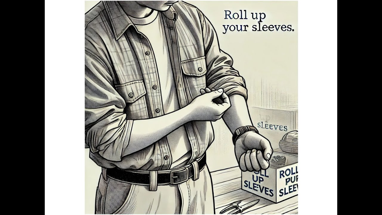 IDIOM: ROLL UP YOUR SLEEVES - MÃOS À OBRA! - YouTube
