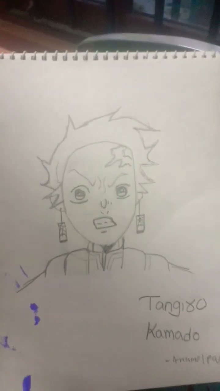 Tangiro drawing from demon slayer. how is it 😊 - YouTube