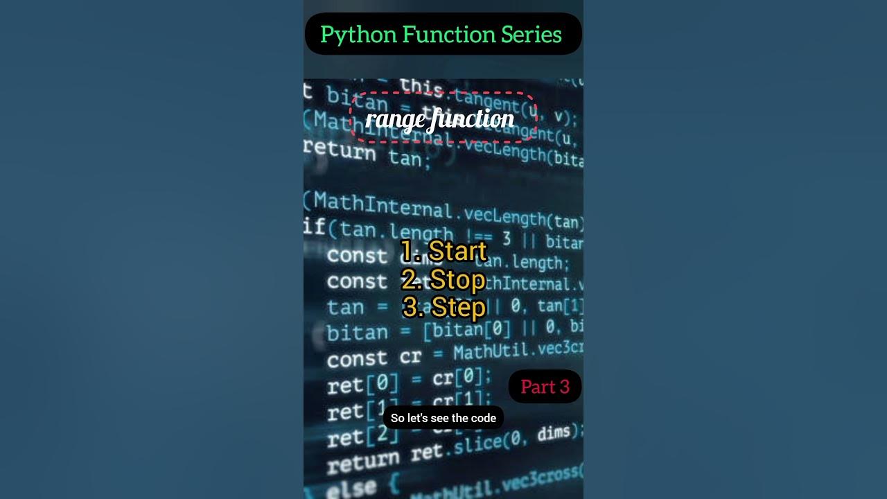 Python Function Series Part 3 Coding Programming Shorttricks Pythonprogramming Series