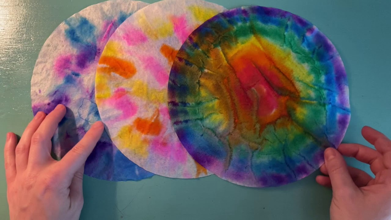 Coffee Filter Flowers! - YouTube