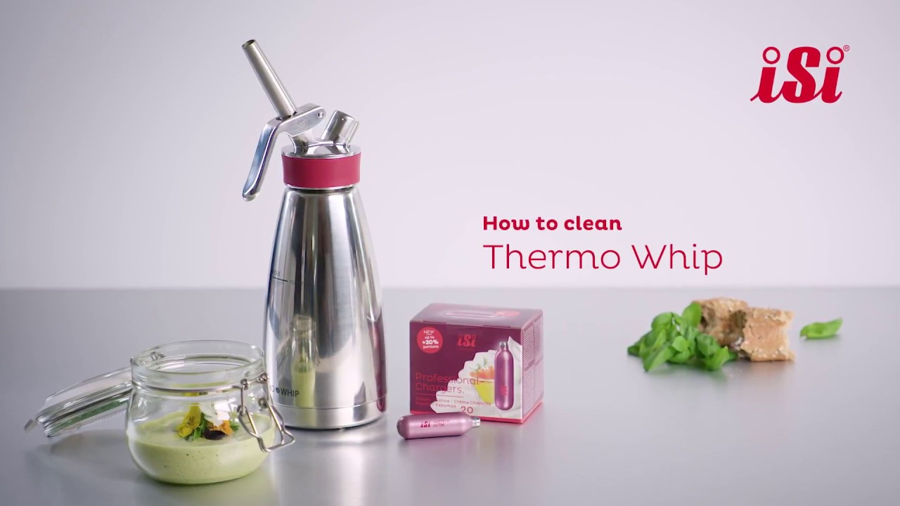 iSi Thermo Whip, How to Clean - YouTube