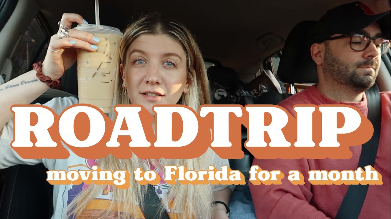 We're moving to Florida for a month! Road Trip with us Vlog - YouTube