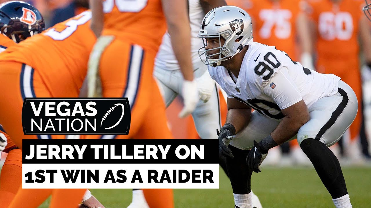 Jerry Tillery Enjoys First Win with Raiders - YouTube