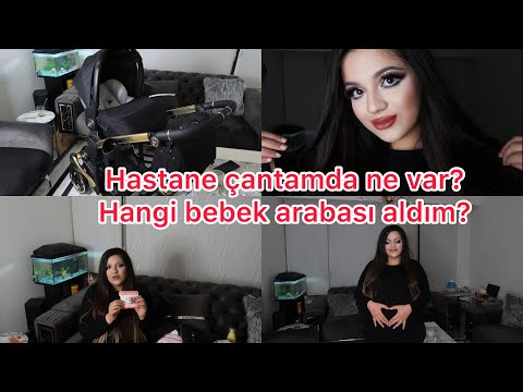 Hastane çantamda ne var? 35 haftalık hamileyim 🤰🥰 hangi bebek arabası aldım?