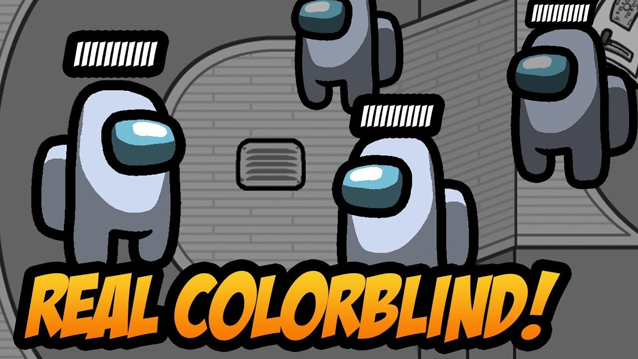 Among Us BUT I'm ACTUALLY Color Blind - YouTube
