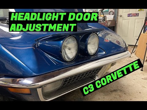 Adjusting C3 Corvette Headlight doors - GEG 79 - YouTube
