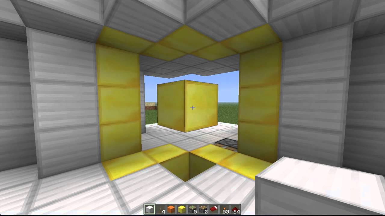 3x3 CORNER DOOR- MINECRAFT - YouTube