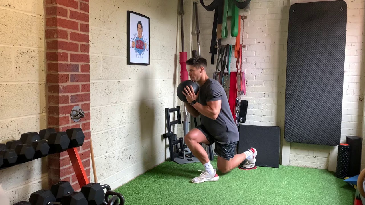 Slider Multidirectional Lunge - YouTube