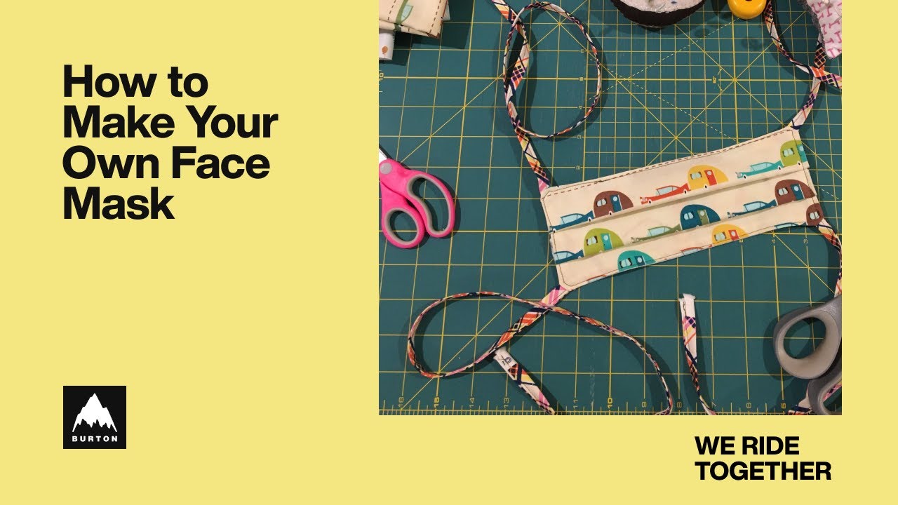 How to Make Your Own Facemask - YouTube