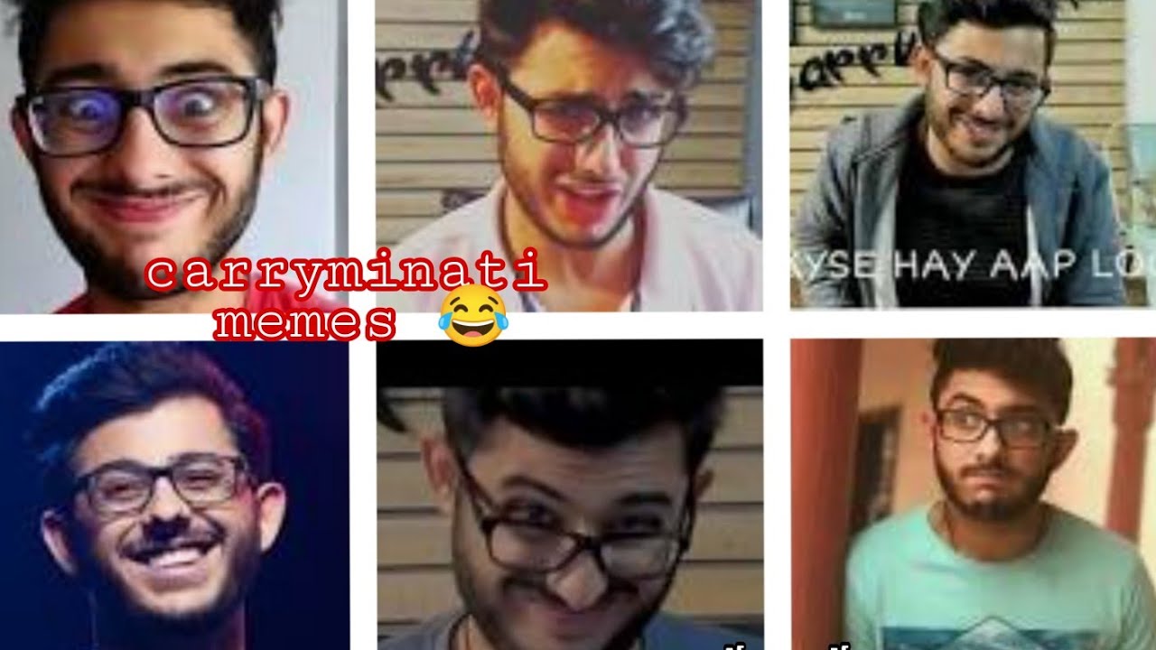 carryminati meme complition carryminati funny faces funny reaction # ...