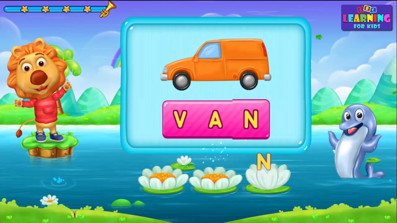 Words Machine - How to spelling English with game - Kids learning ...