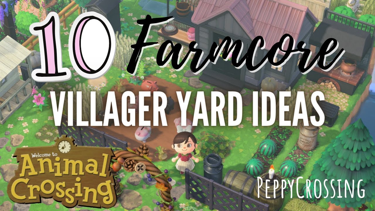 10 Villager Yard Ideas for your Farmcore Island | Peppy Crossing ...