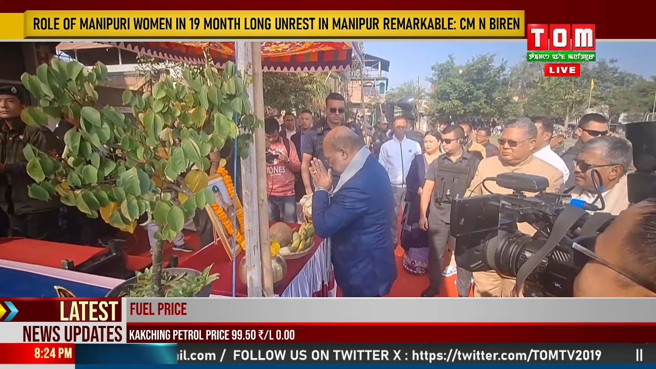 MOREH DA LEIKHIDABA SDPO ANAND KUMAR GI MATHOUNA, LEIBAK NUNGSIBAGI ...