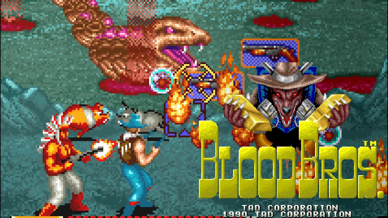 [ARCADE 60fps] Blood Bros - 2Players co-op longplay - YouTube