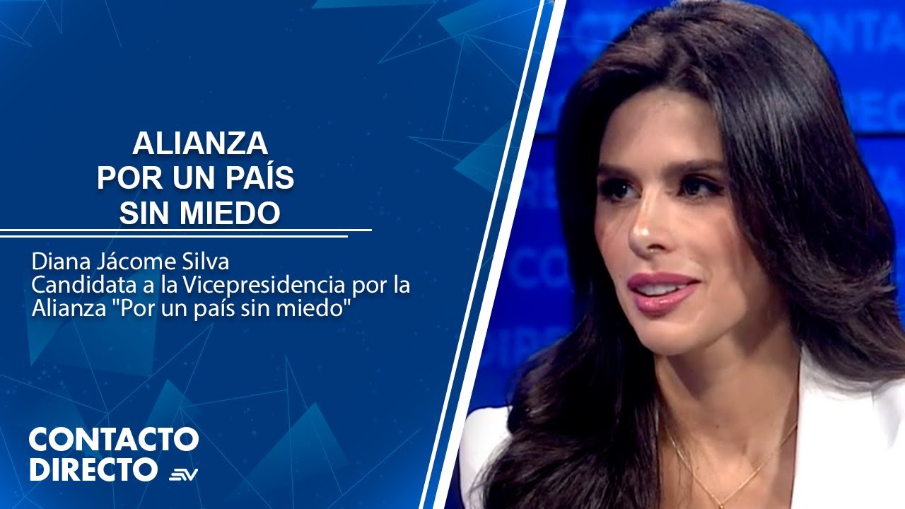 Diana Jácome, candidata a la vicepresidencia, habla de su visión ...