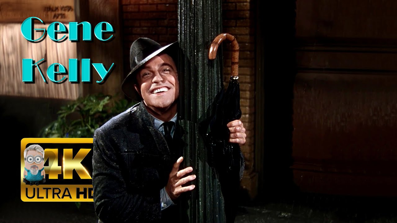 Gene Kelly - Singin In The Rain ⭐UHD⭐(1952) AI 4K Enhanced - YouTube