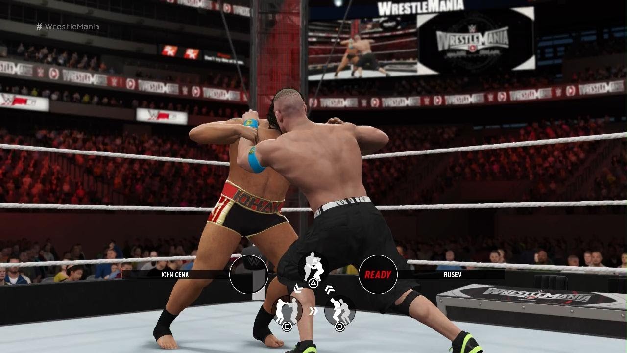 WWE 2K16_John Cena vs. recessive - YouTube