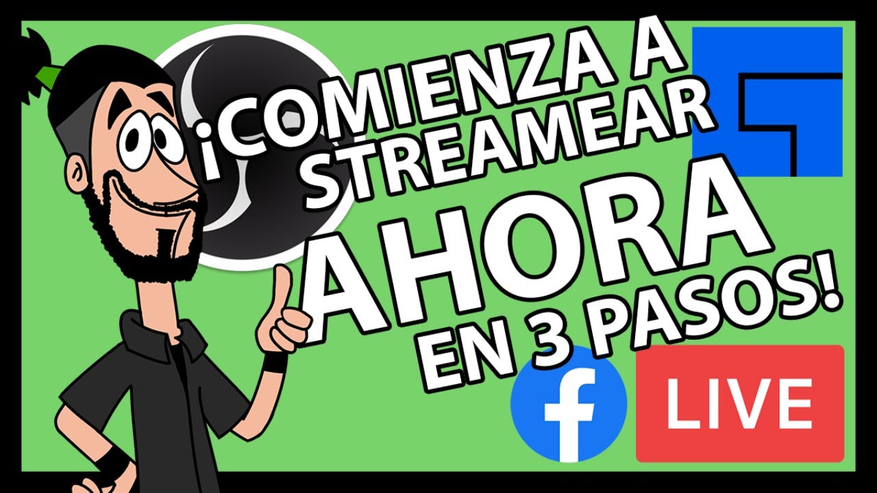 🤩 Cómo HACER STREAMING en FACEBOOK LIVE/GAMING con OBS! 🤩 SIGUE estos ...