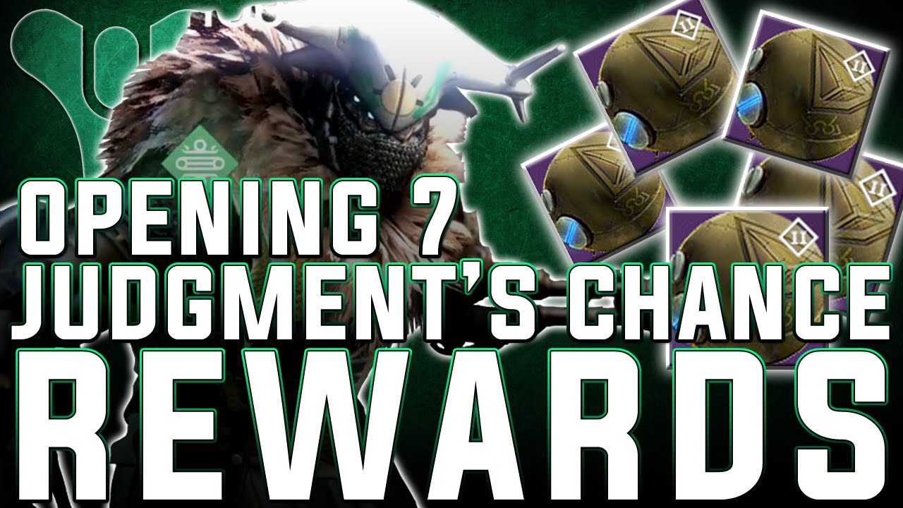 Opening 7 Judgment's Chance Rewards! - Destiny Gameplay - YouTube