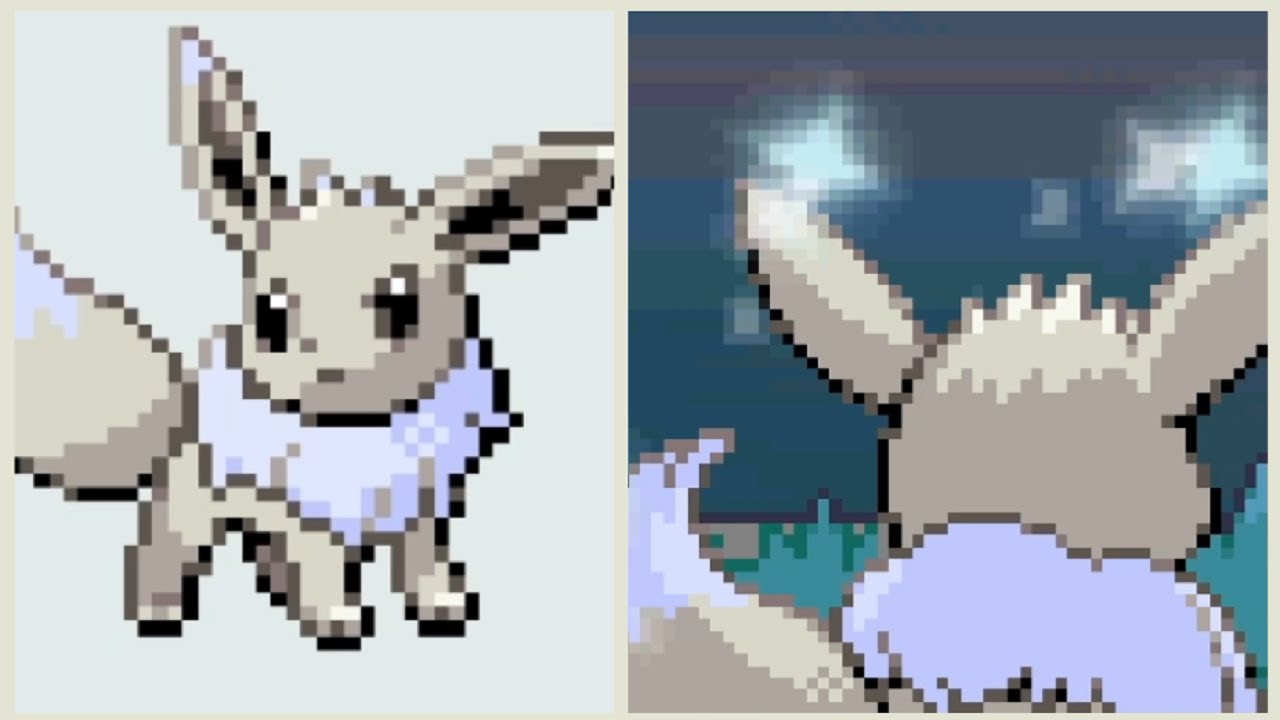 Shiny Eevee Evolutions Sprites