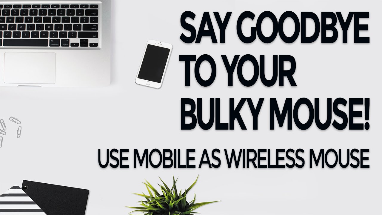 How to Turn Your Mobile into a Wireless Mouse and Keyboard #pc # ...