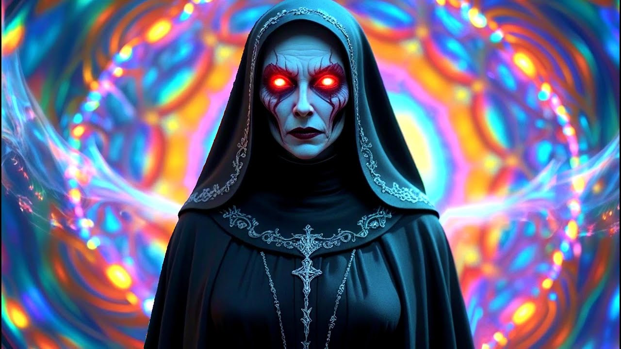 Psychedelic Gothic Trance - The Nun Visuals | #ghost #psytrance # ...