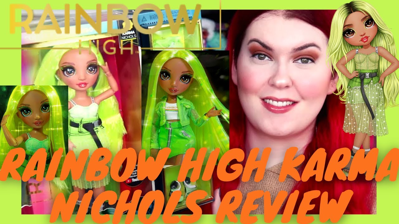 Rainbow High Karma Nichols Doll Review & Unboxing - YouTube